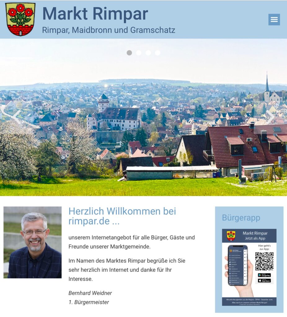 Home - Markt Rimpar - Willkommen